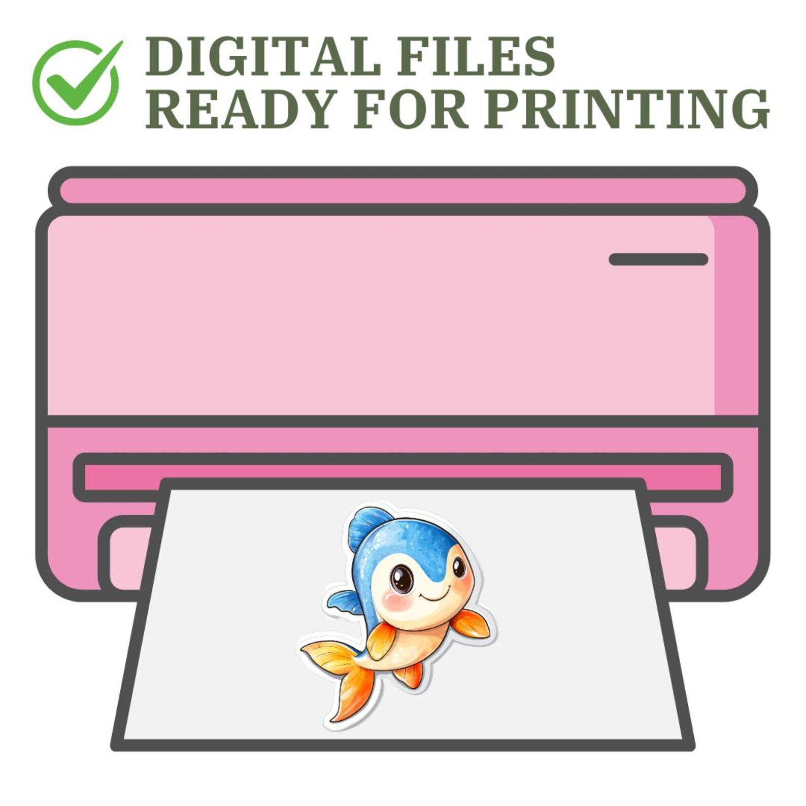 22 Fish Clipart JPG - Cute and Colorful Ocean Animals, Tropical Sea ...