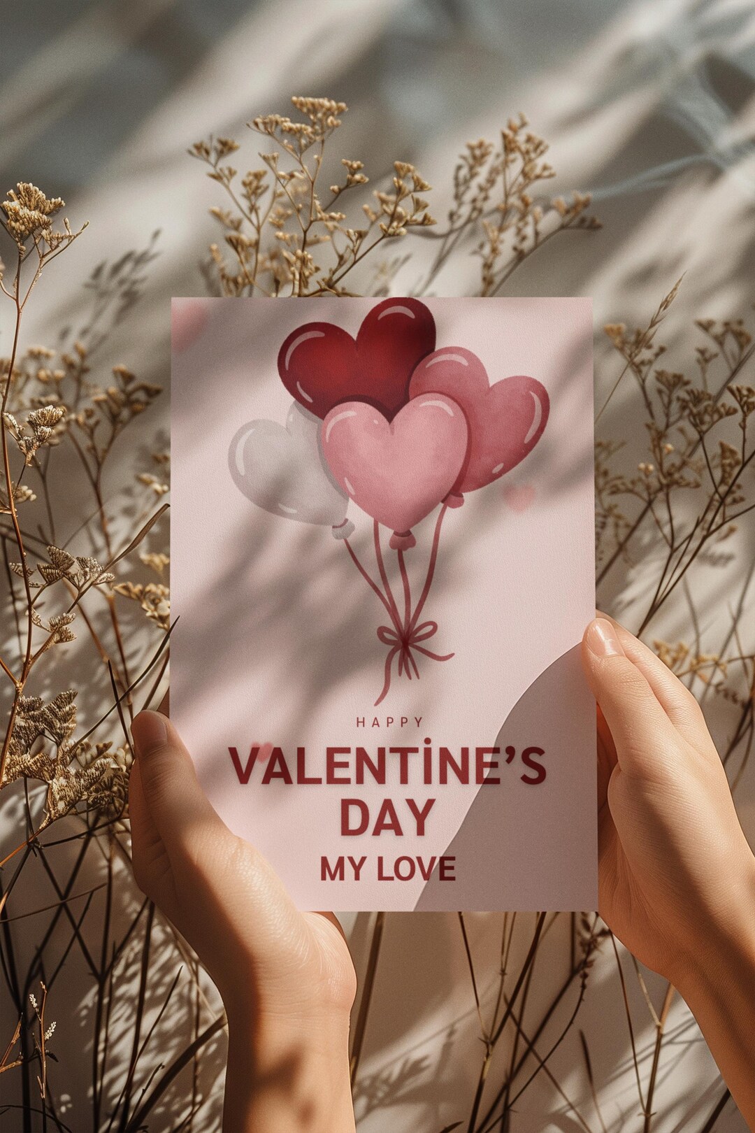 Valentine’s Day Card Printable | Happy Valentine’s Day My Love ...