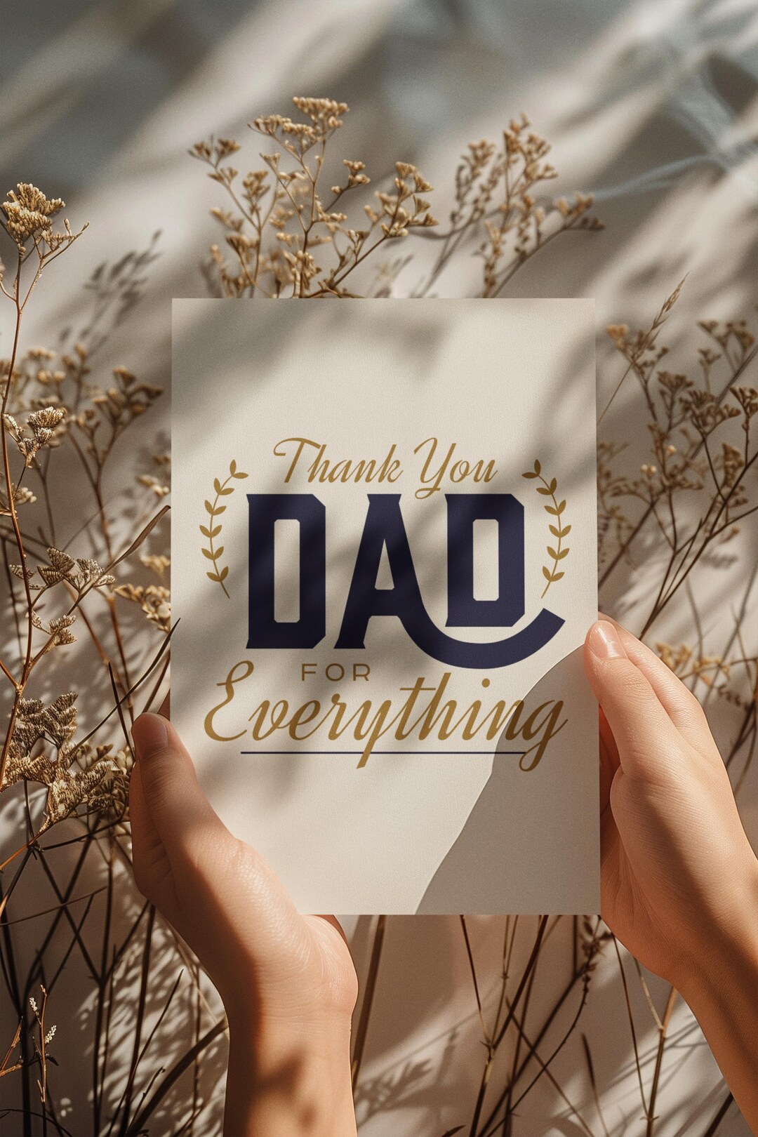 Printable Father's Day Card - Thank You Dad for Everything - Instant ...
