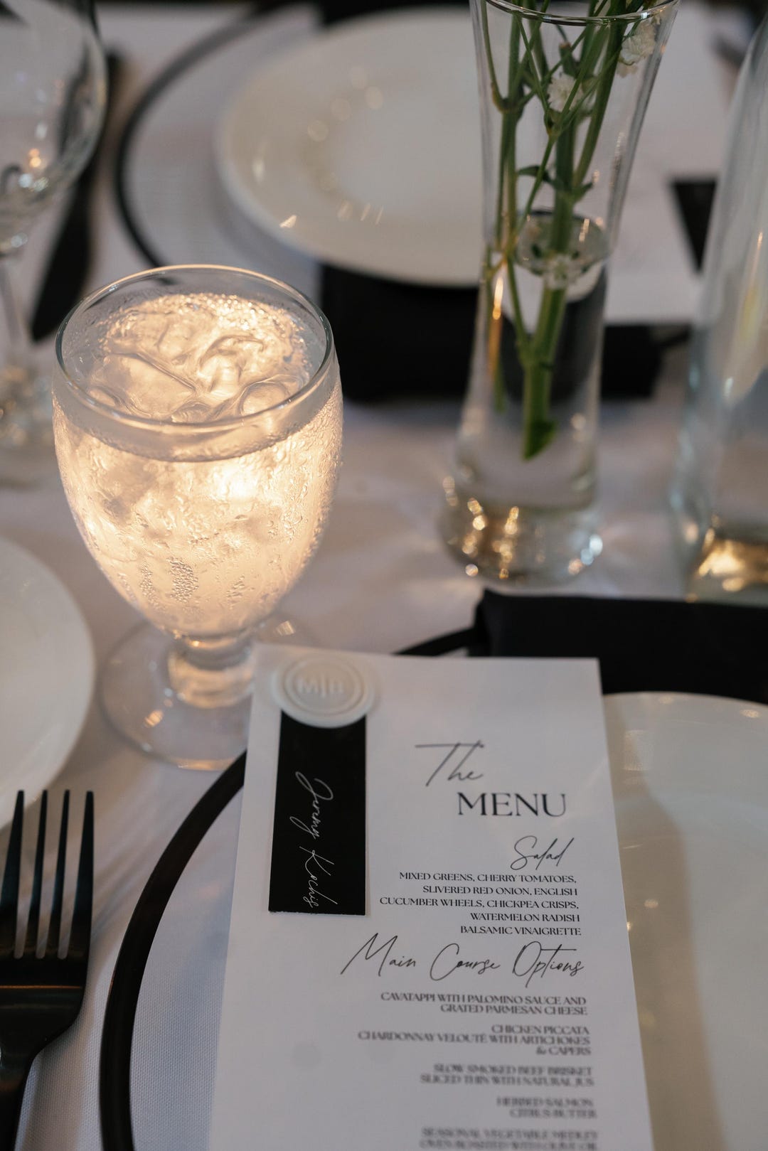 Elegant Printable Name Cards for Menus • Customizable Digital Files ...