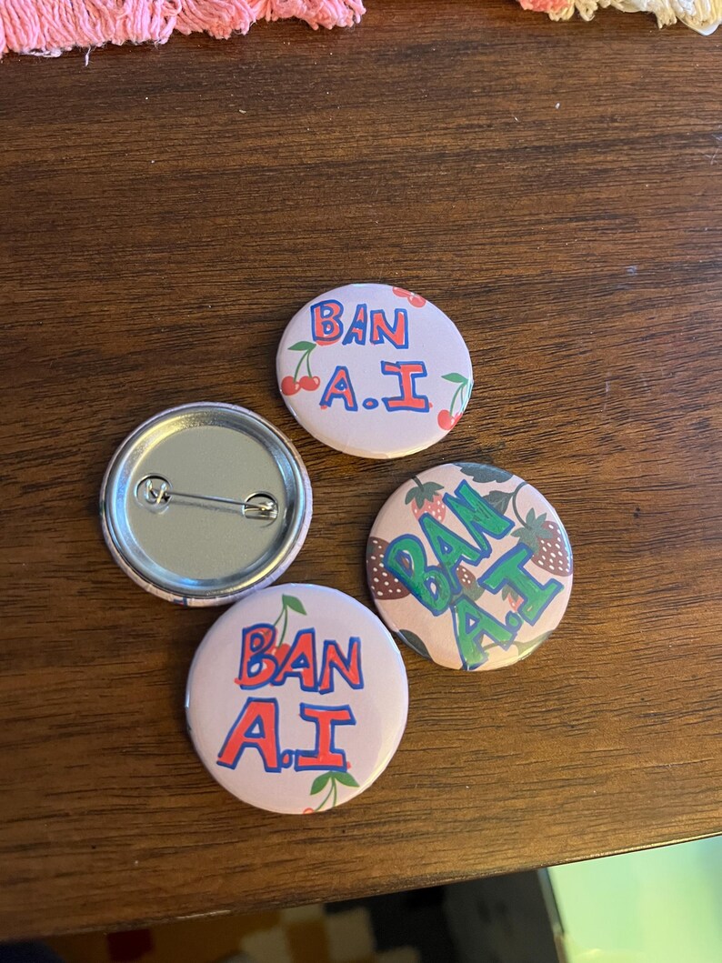 Ban A.I Button - Etsy