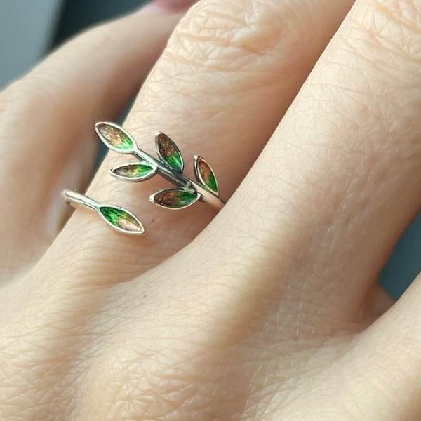 Ring Leaf - Etsy