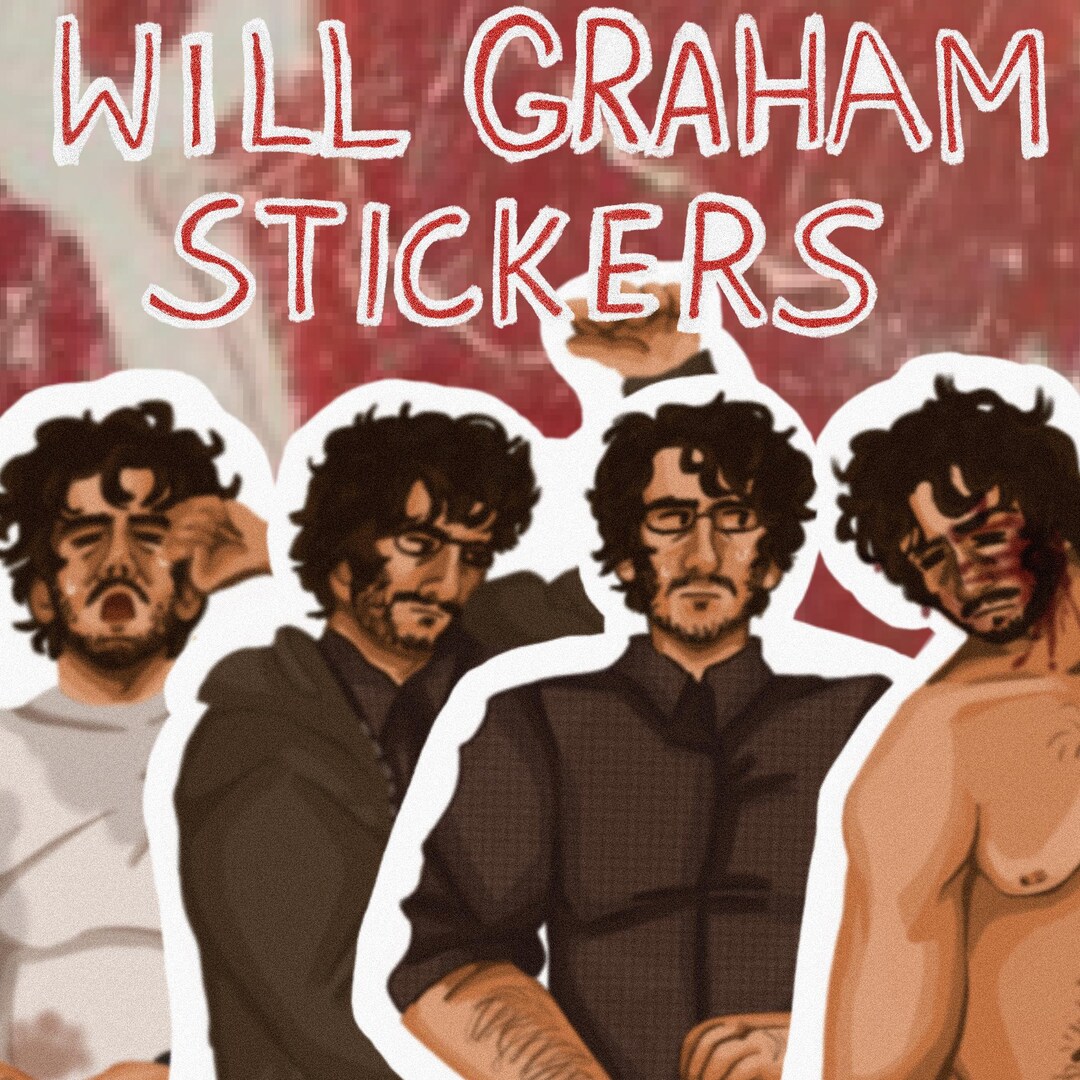 Will Graham Hannibal NBC Stickers (set of 4) - Etsy