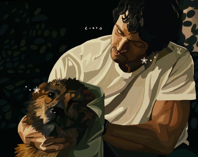 Will Graham Hannibal NBC "will and Winston" A5 Print - Etsy