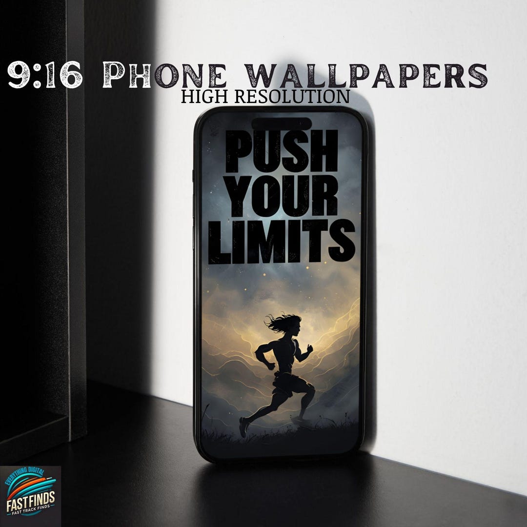 Runner Motivational Poster Digital Download - Aesthetic Phone Wallpaper ...