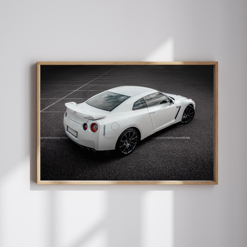 Nissan Skyline R35 GTR - Stylish Wall Art for Car Lovers - Etsy Australia