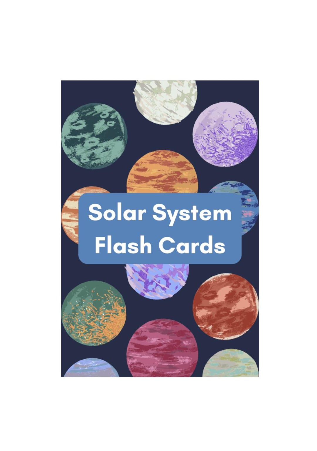 Solar System Flashcards for Kids – Fun and Educational Printable Space ...