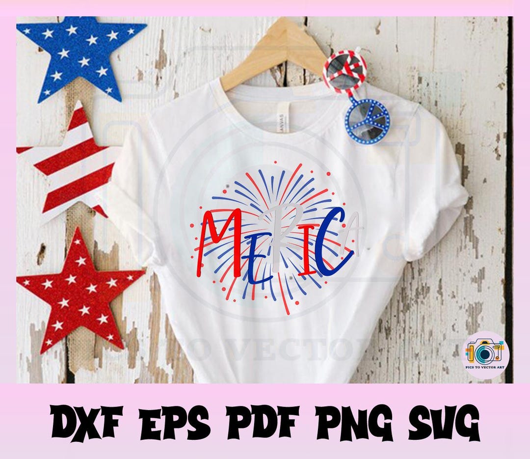 Merica SVG Vector File | Merica SVG Vector Art File | 4th of July ...