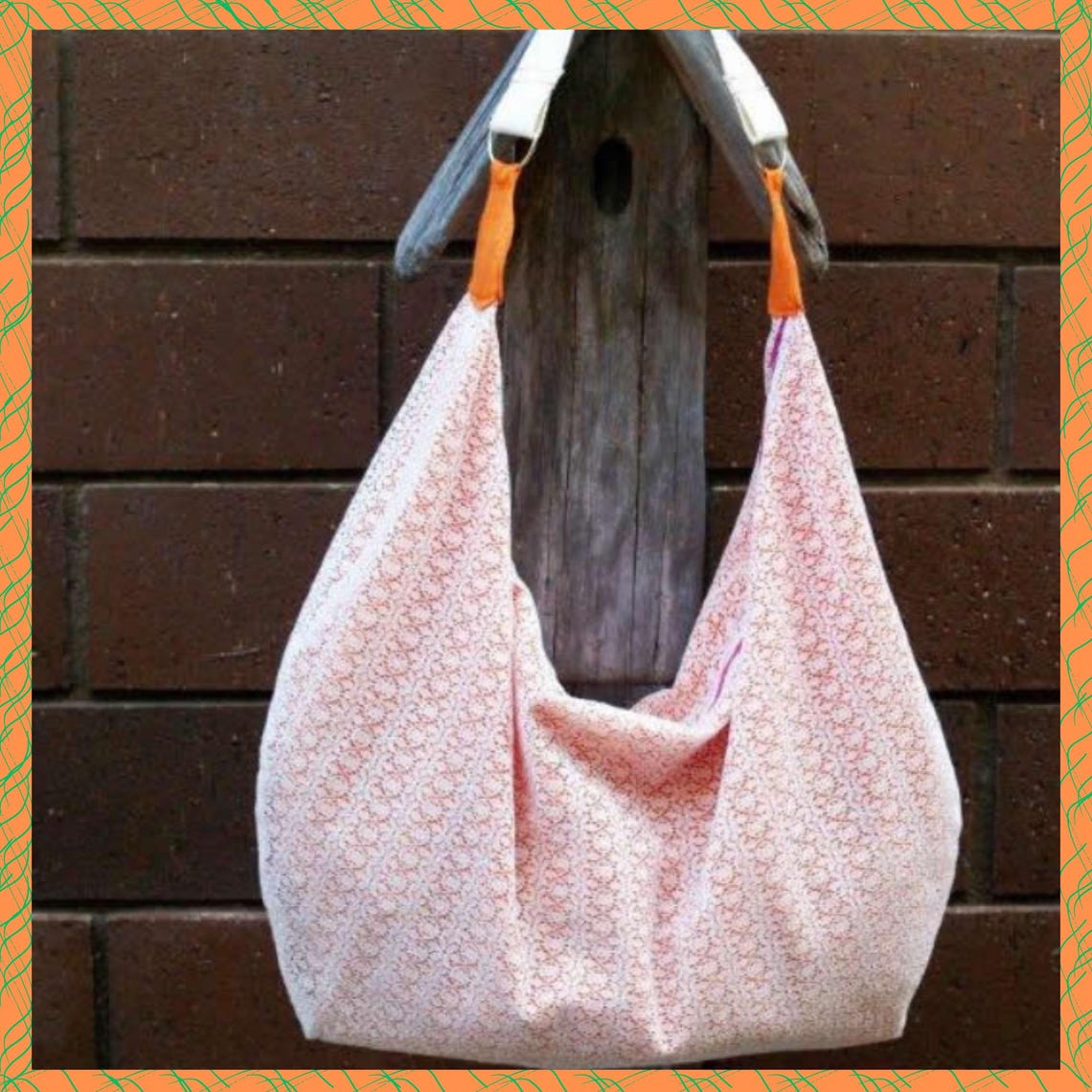 Soft Slouchy Bow Bag, Sewing Pattern, 4 Hour Slouchy Summer Hobo Bag ...