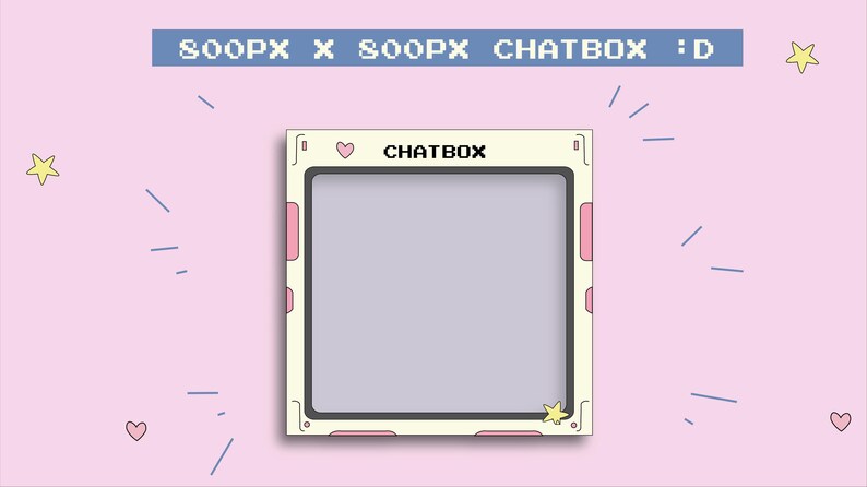Pixel Gameboy Twitch Overlay Pack | Animated Stream Screens, Chatbox ...