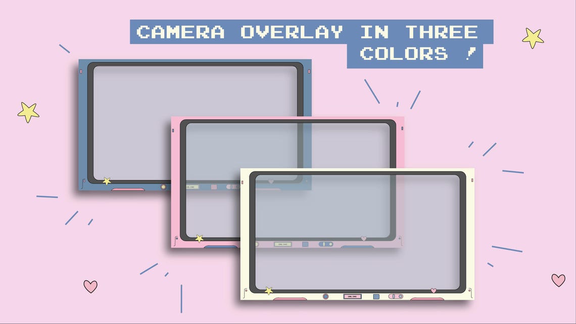 Pixel Gameboy Twitch Overlay Pack | Animated Stream Screens, Chatbox ...