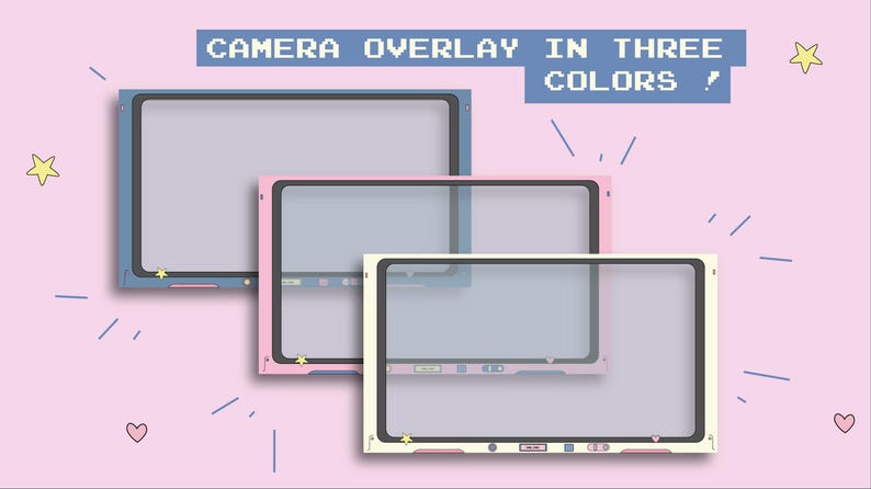 Pixel Gameboy Twitch Overlay Pack | Animated Stream Screens, Chatbox ...