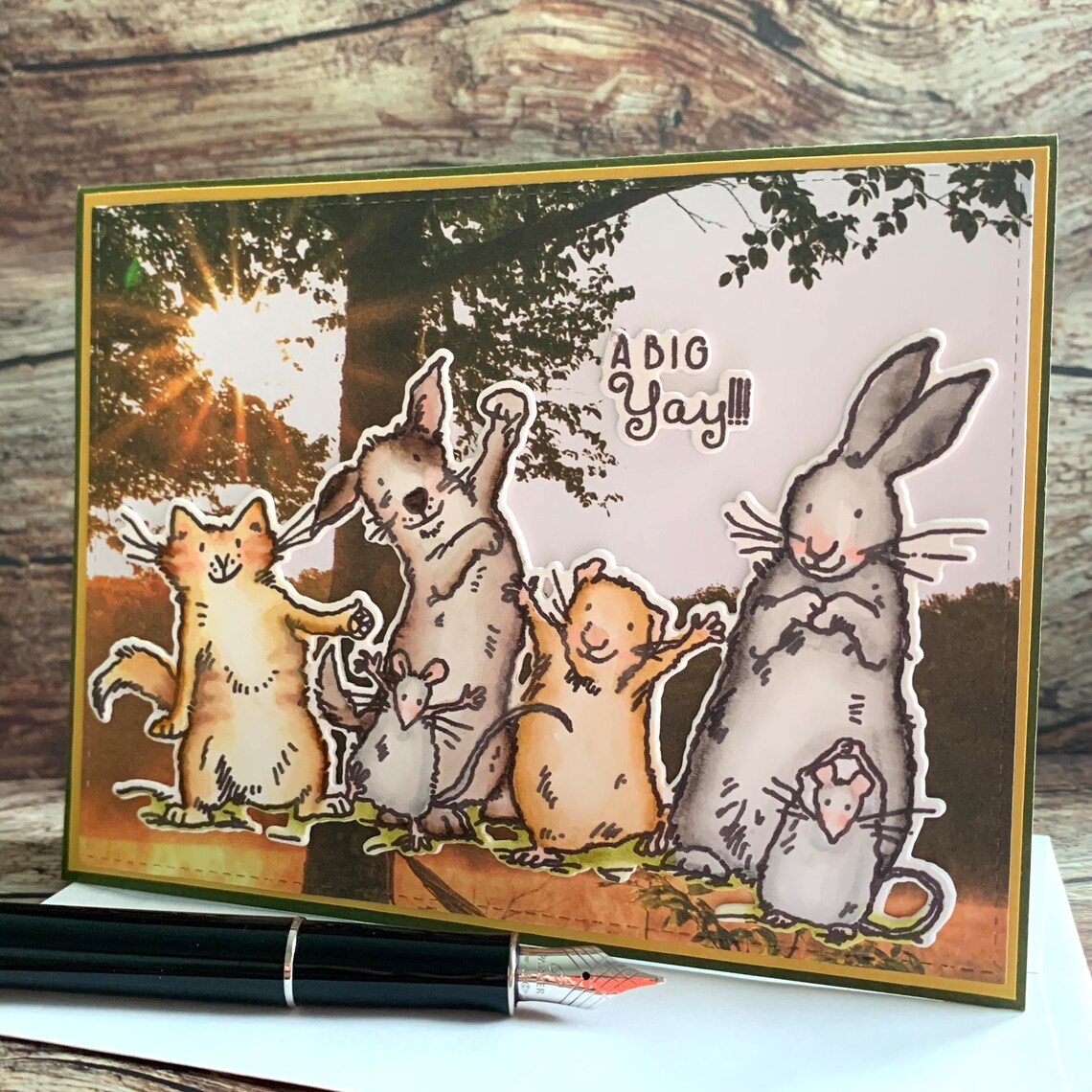 Handmade Congratulations Card a Big Yay, so Very Proud of You ...