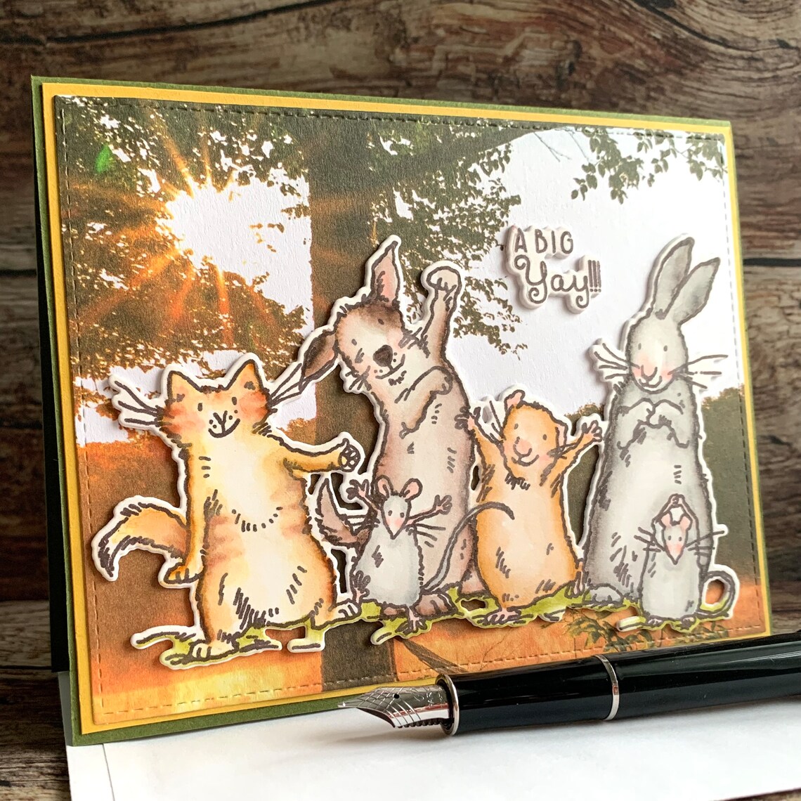 Handmade Congratulations Card a Big Yay, so Very Proud of You ...