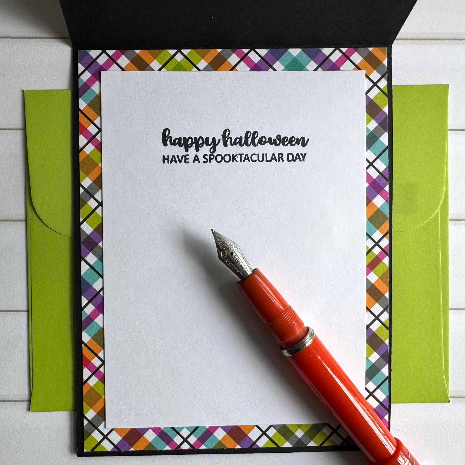 Handmade Halloween Card - Smiling Pumpkin Shaker Card With Miniature ...