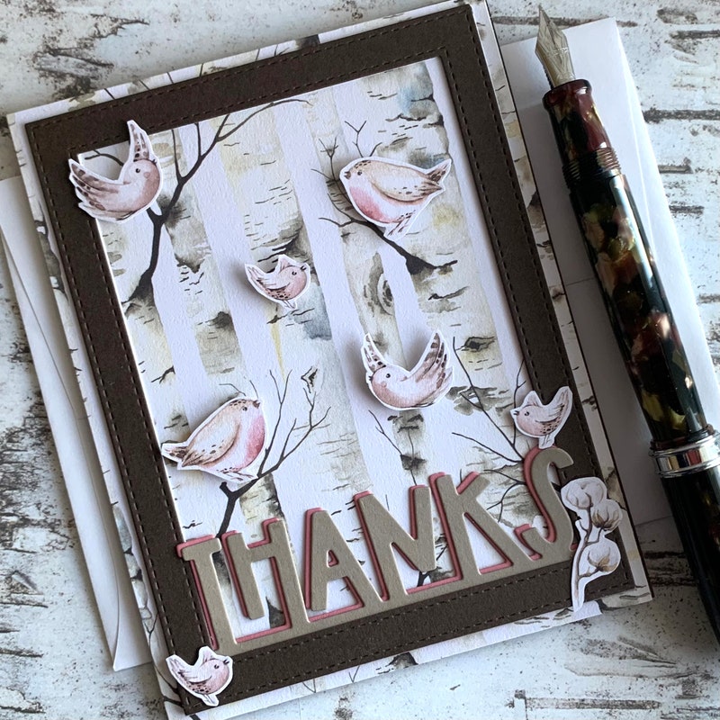 Bird Thank You - Etsy