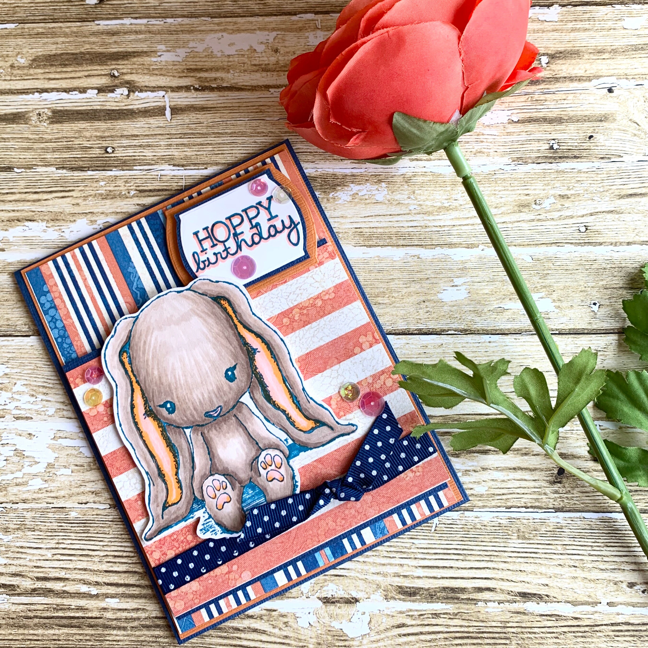 Handmade Birthday Card Entirely Hand Made Card With Hand - Etsy