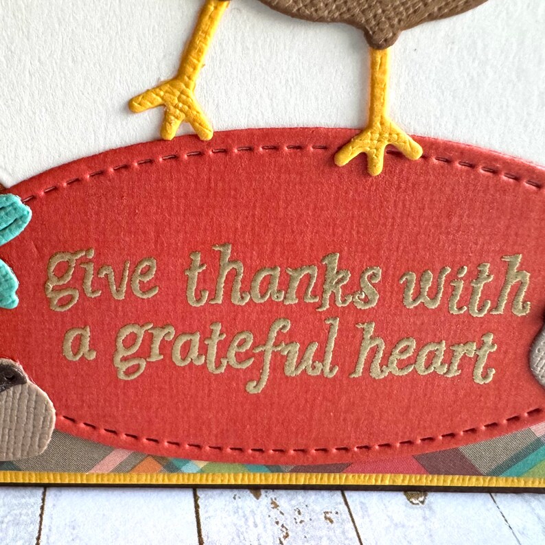 Thanksgiving Greeting Card Handmade Happy Thanksgiving, Turkey in ...
