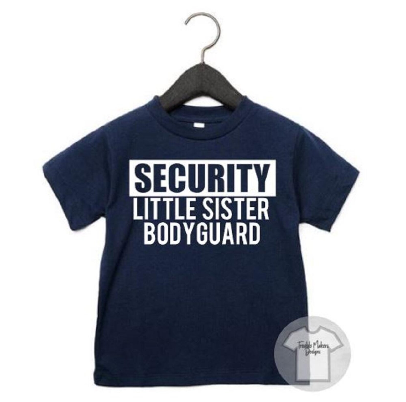 Big Brother Little Sister Matching Shirts: Sister Security Bodyguard - Etsy