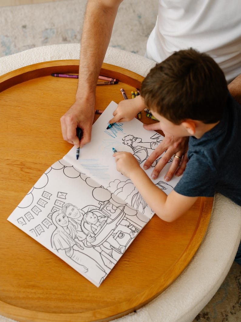 Personalized Coloring Book for Kids – Turn Your Child’s Photos Into Fun ...