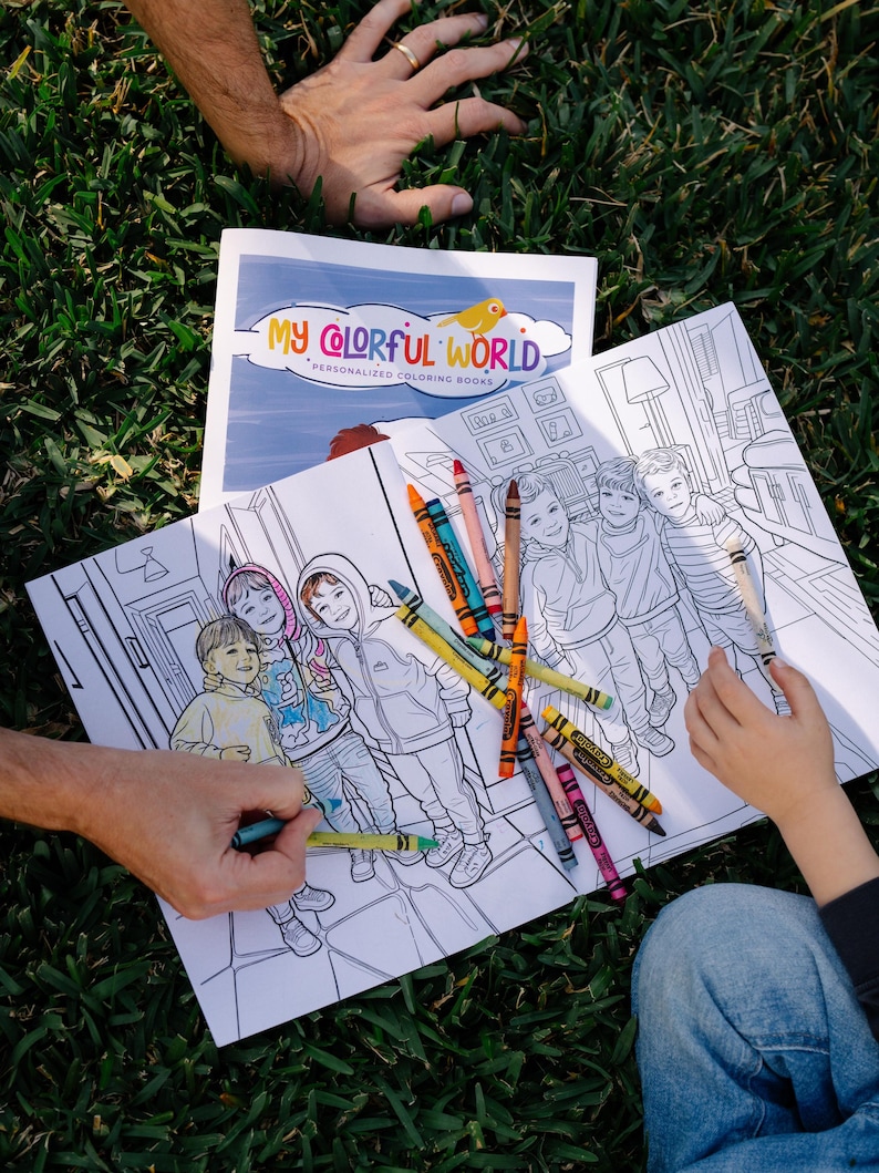 Personalized Coloring Book for Kids – Turn Your Child’s Photos Into Fun ...