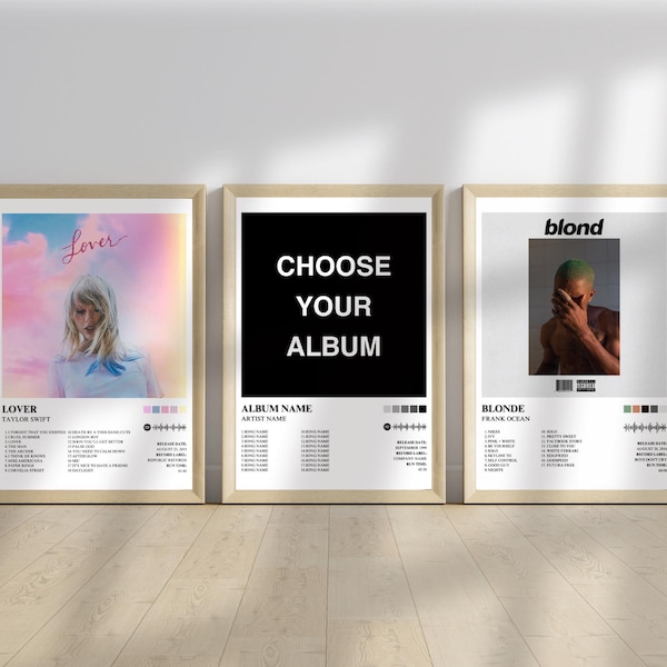 Album Cover Posters - Etsy