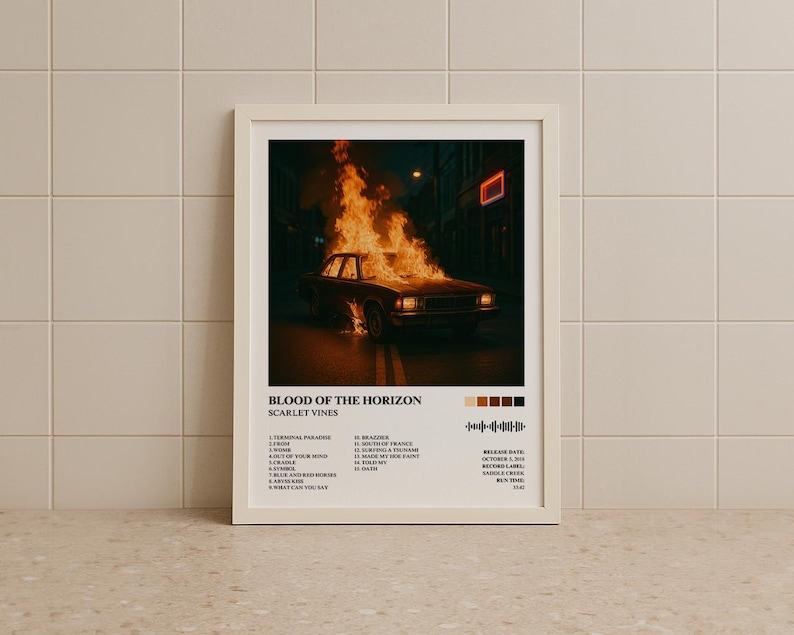 Custom Album Cover Poster | Personalized Song & Playlist Print ...