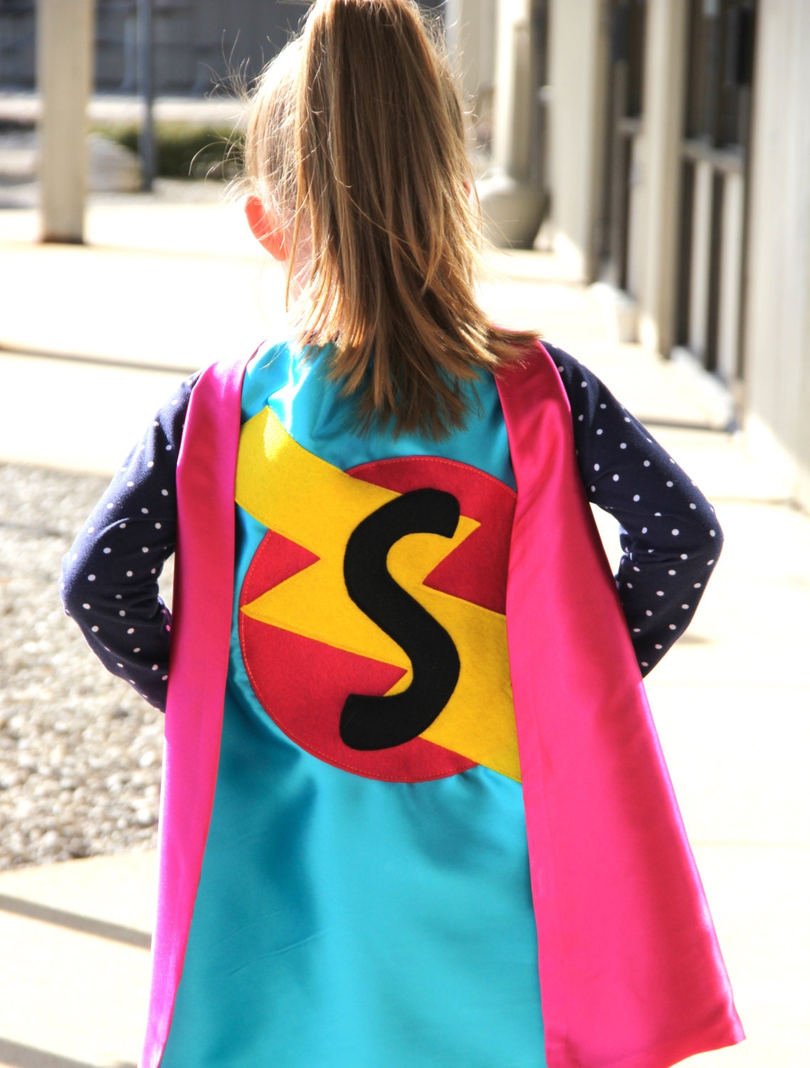 Holiday Sale Kids SUPERHERO Cape Personalized double sided | Etsy