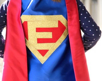Personalized SUPERHERO CAPE With Custom Sparkle Shield Fast | Etsy