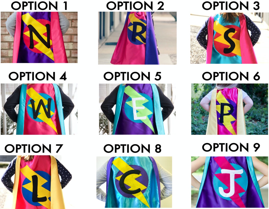 Superhero Cape Girls Superhero Cape Double Sided With - Etsy