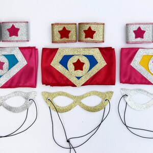 3 PIECE Hero ACCESSORY SET - Includes 1 Sparkle Shield Belt - Matching ...