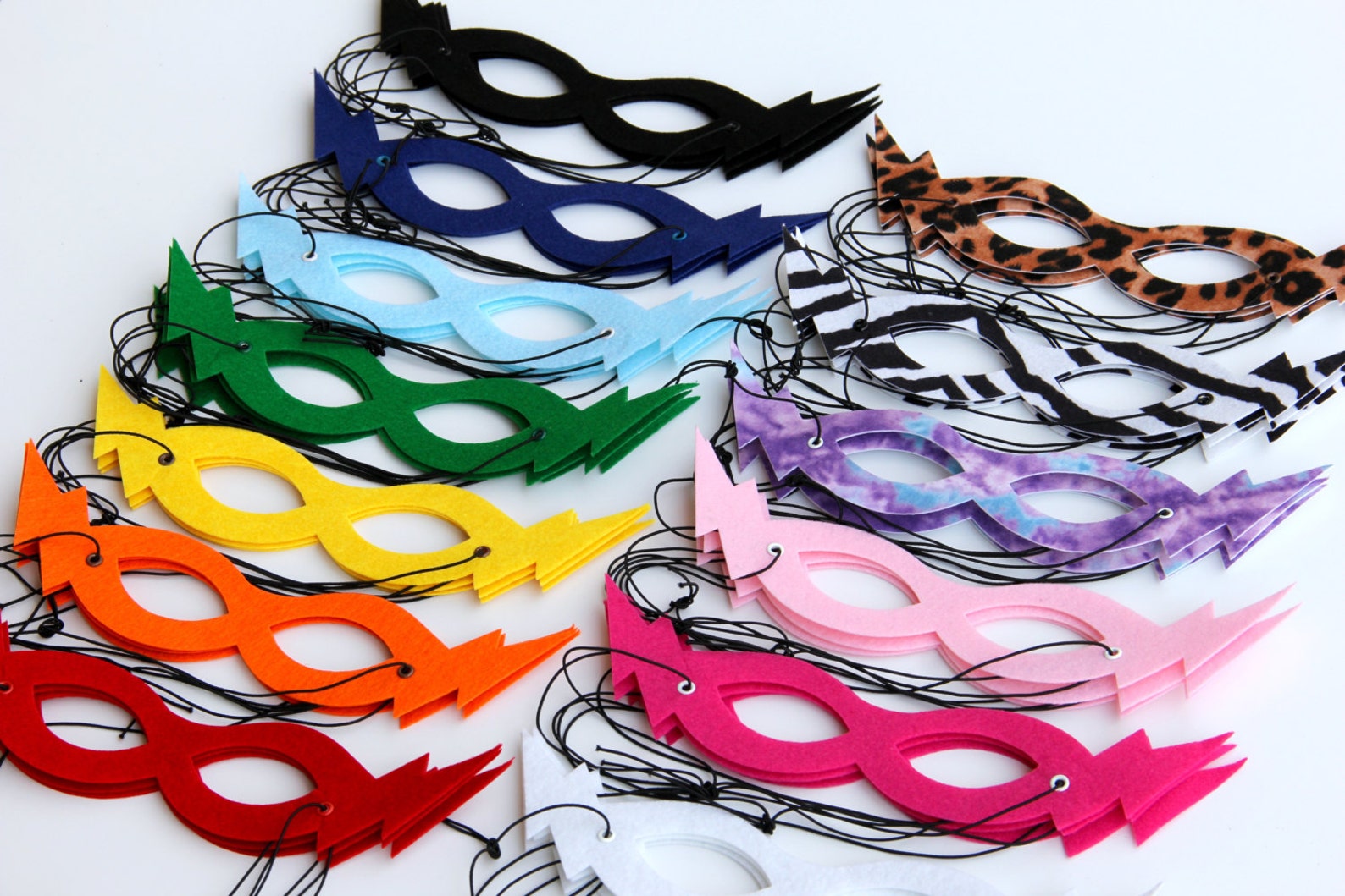 BEST SELLING Superhero MASK Set of 5 Lightning Bolt Masks - Etsy