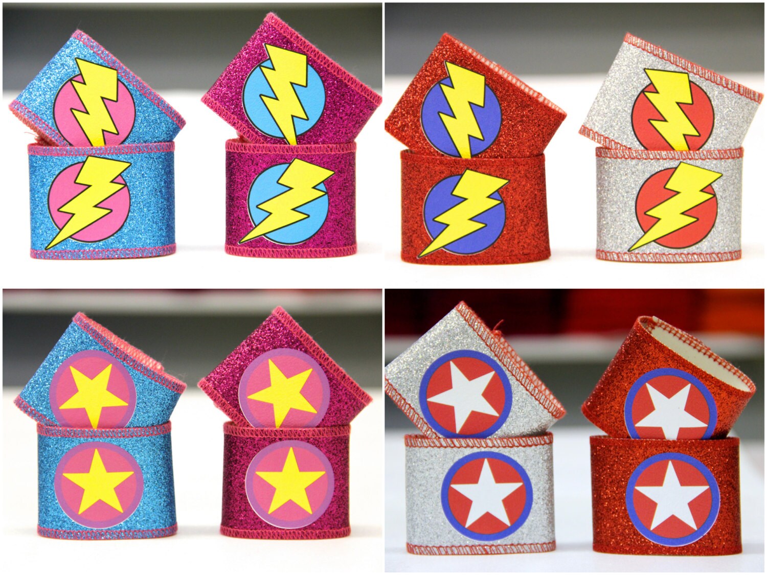 Girls Superhero Accessories New Kids Lightining Bolt or - Etsy