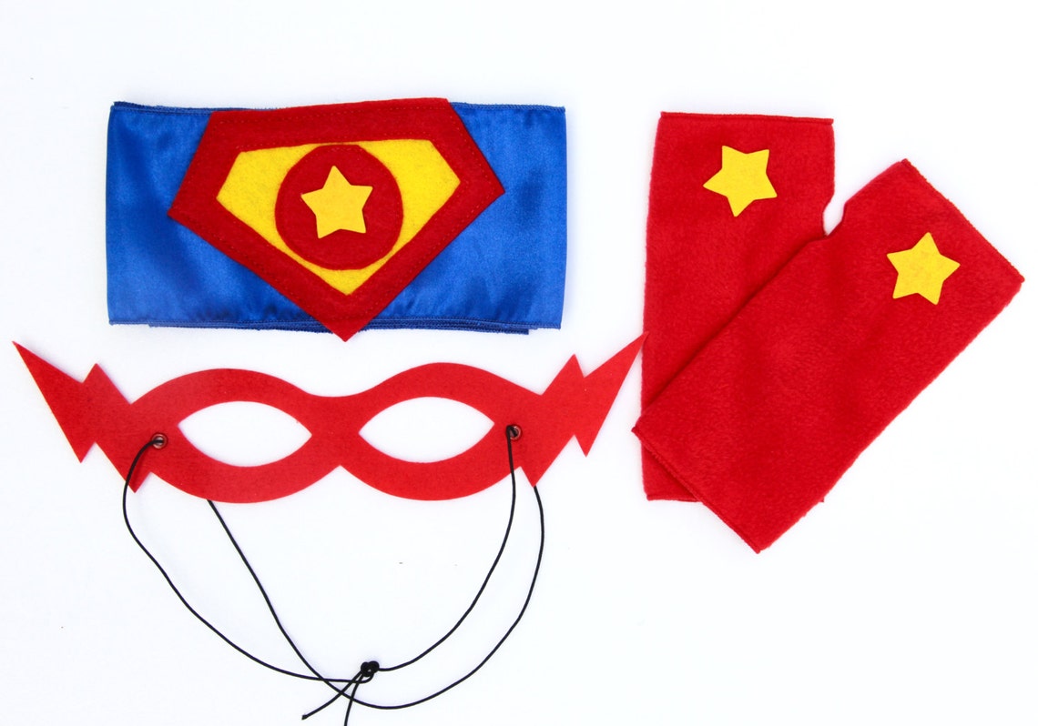 3 PIECE Hero ACCESSORY SET Includes 1 Shield Belt Matching - Etsy