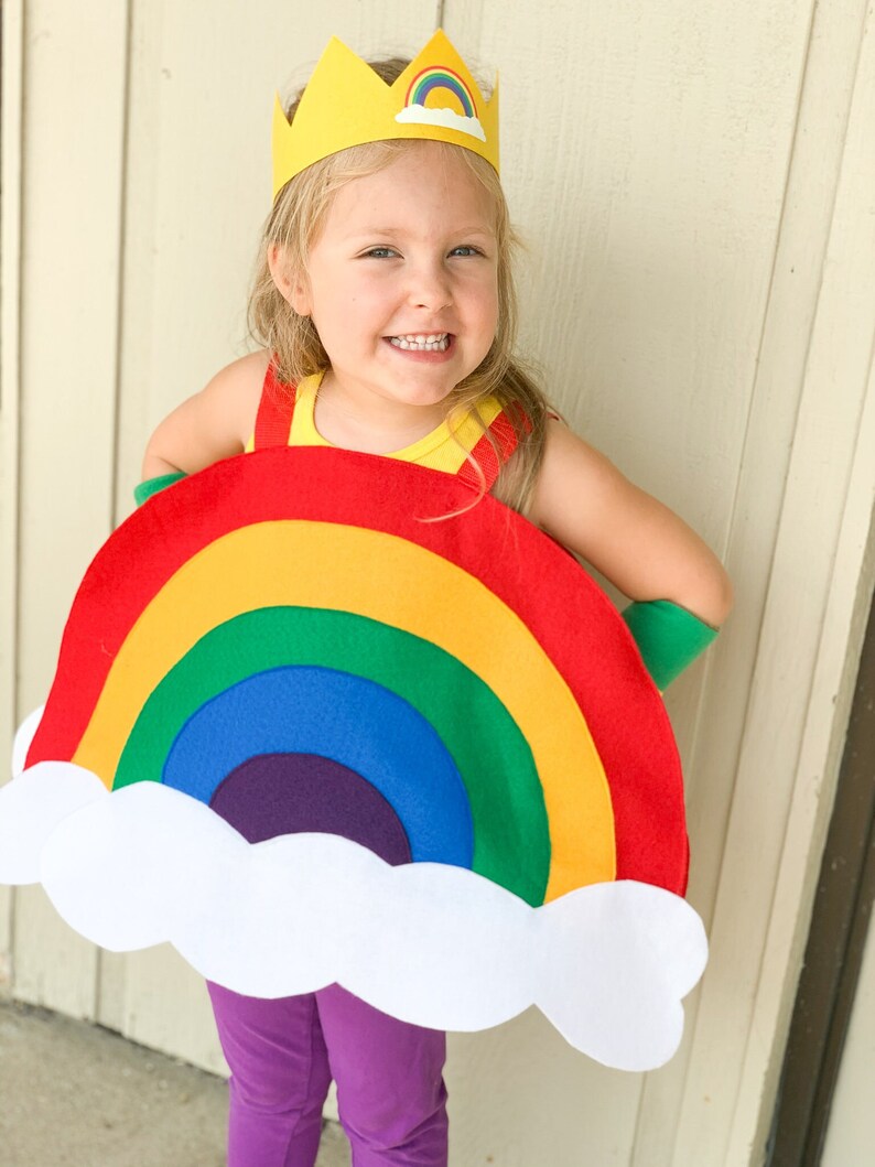 Kids RAINBOW COSTUME, Toddle Rainbow Costume, Rainbow Party, Kids ...