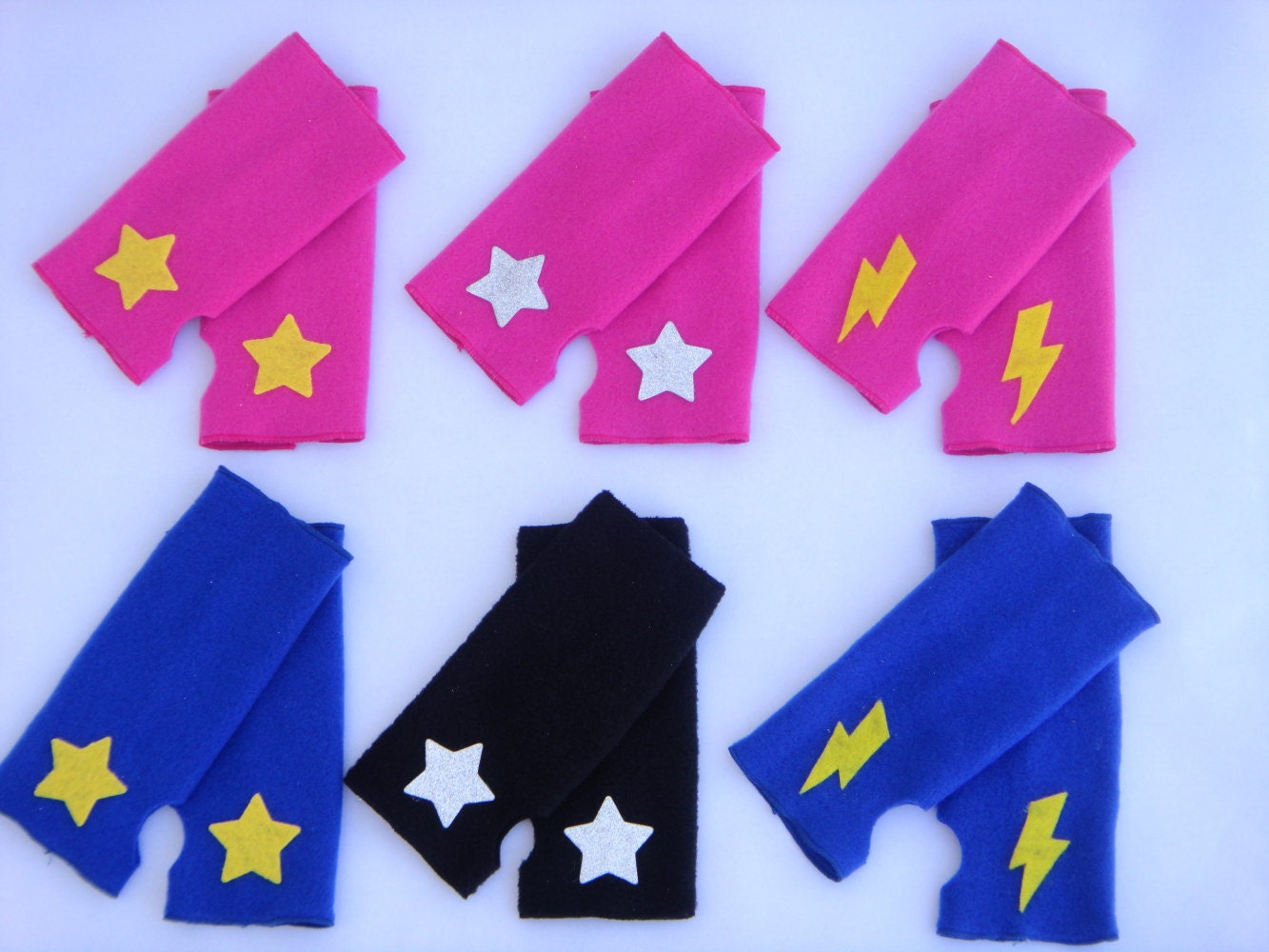 Superkidcapes FINGERLESS GLOVES Superhero Accessories - Etsy