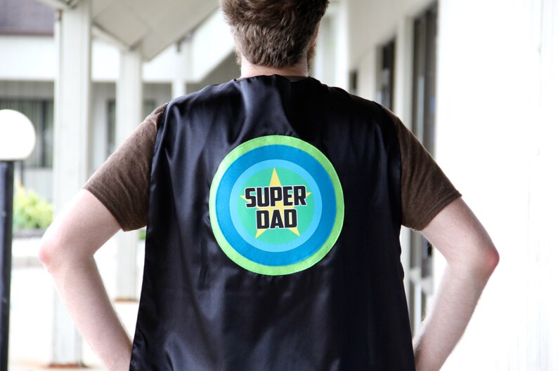 Personalized Custom Dad Cape Ships Fast ADULT SUPERHERO - Etsy