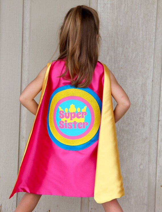 Customized Girls PRINCESS SUPERHERO Crown Cape - FAST Shipping ...