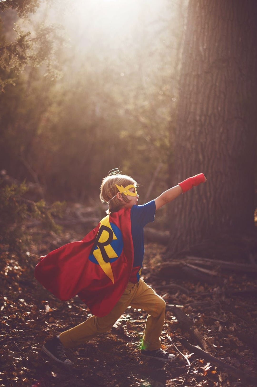 Personalized Superhero Cape for Kids – Custom Initial Costume, Toddler ...