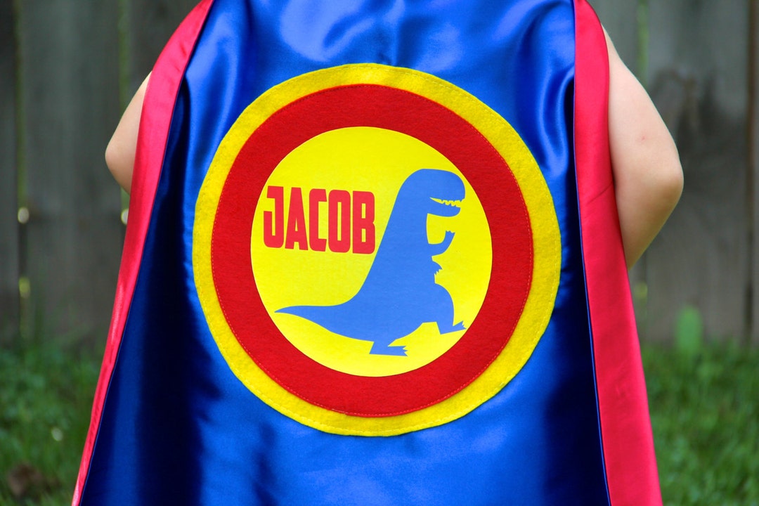 Personalized Dinosaur SUPERHERO CAPE With Option to Add - Etsy