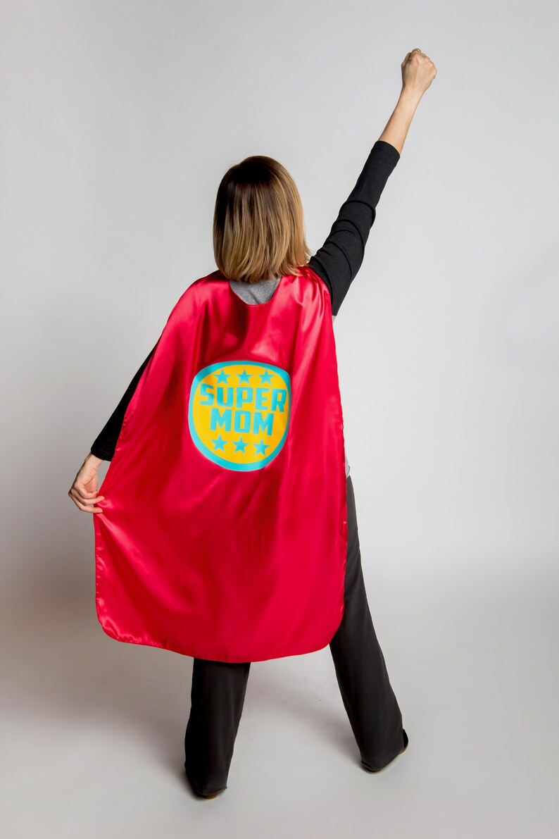 SUPER MOM Superhero Cape Ready to Ship Ships Next Day | Etsy
