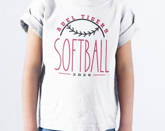 ADM Tigers Softball Shirt, Tiger School Mascot Shirt, School Team Shirt ...
