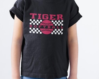 ADM Tigers Softball Shirt, Tiger School Mascot Shirt, School Team Shirt ...