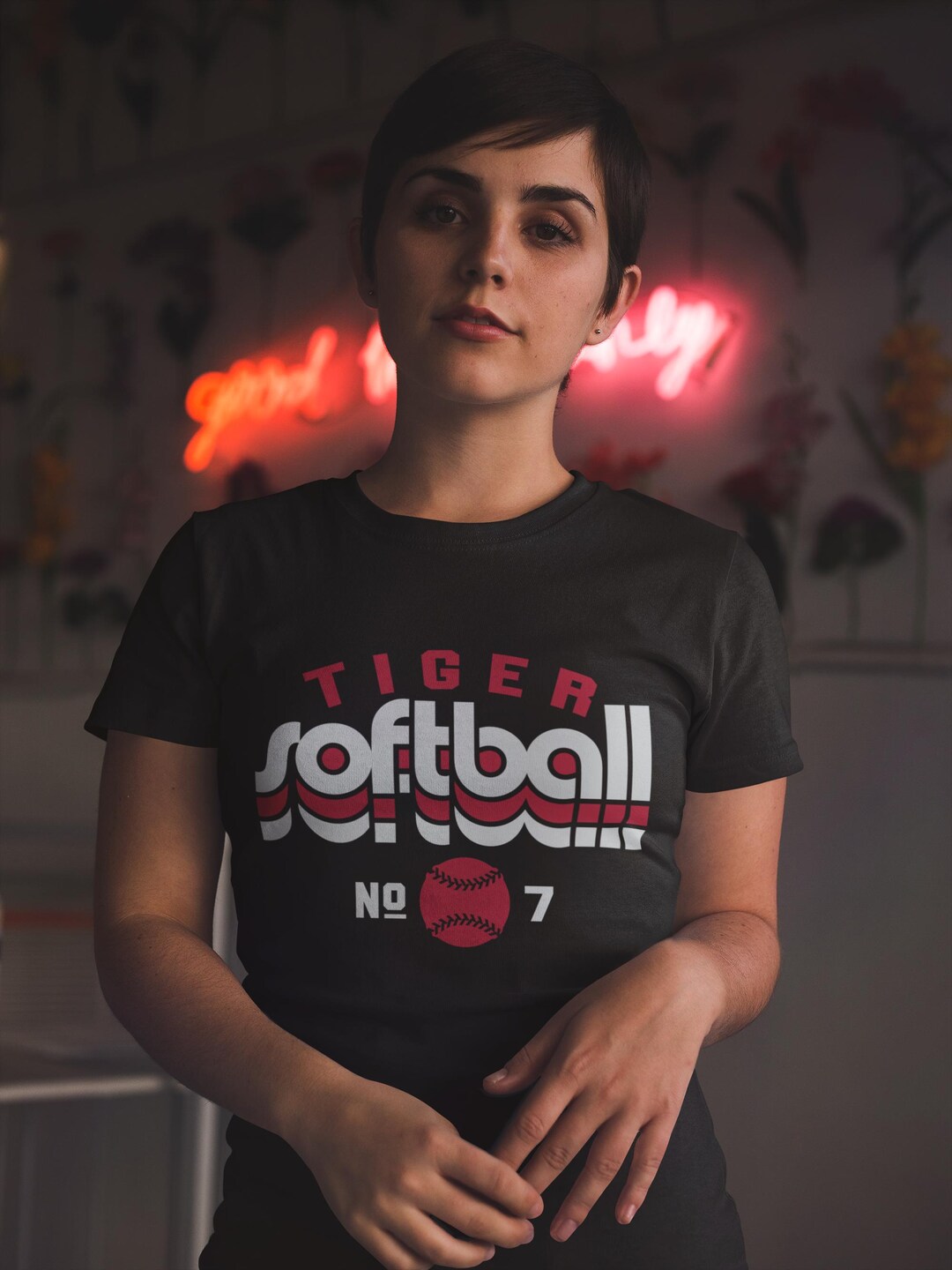 ADM Tigers Softball Shirt: School Spirit Tee - Etsy