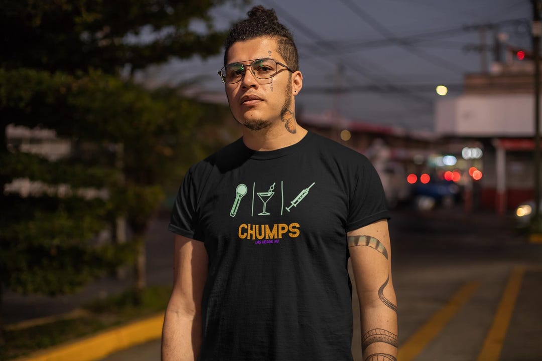 JLL Micorphone, Martini, Botox Slot Machine Chump Shirt, Chump Con ...