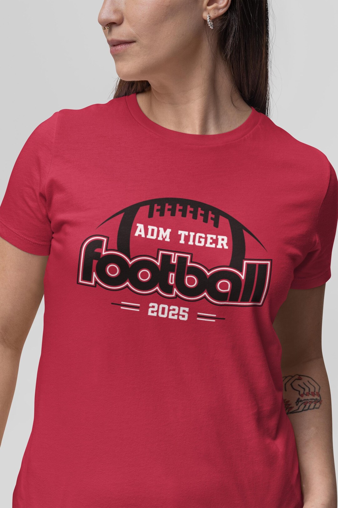 KIDS ADM 2025 Football Shirt: School Spirit Team Tee - Etsy