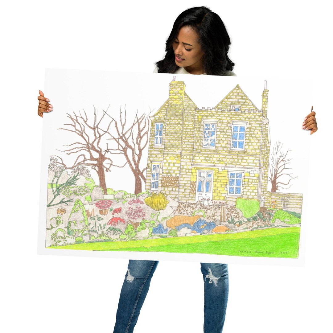 Meanwood, Leeds, Yorkshire | Pen and Ink and Pencil Crayon | Matte ...