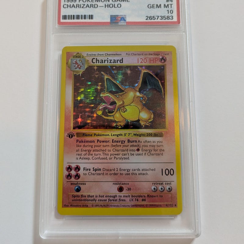 First Edition Charizard - Etsy