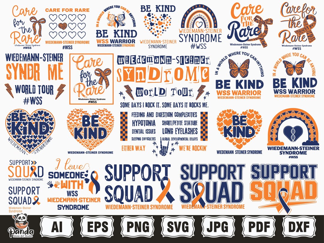 Wiedemann-steiner Syndrome Svg Png Bundle, Wiedemann Syndrome Png Shirt ...