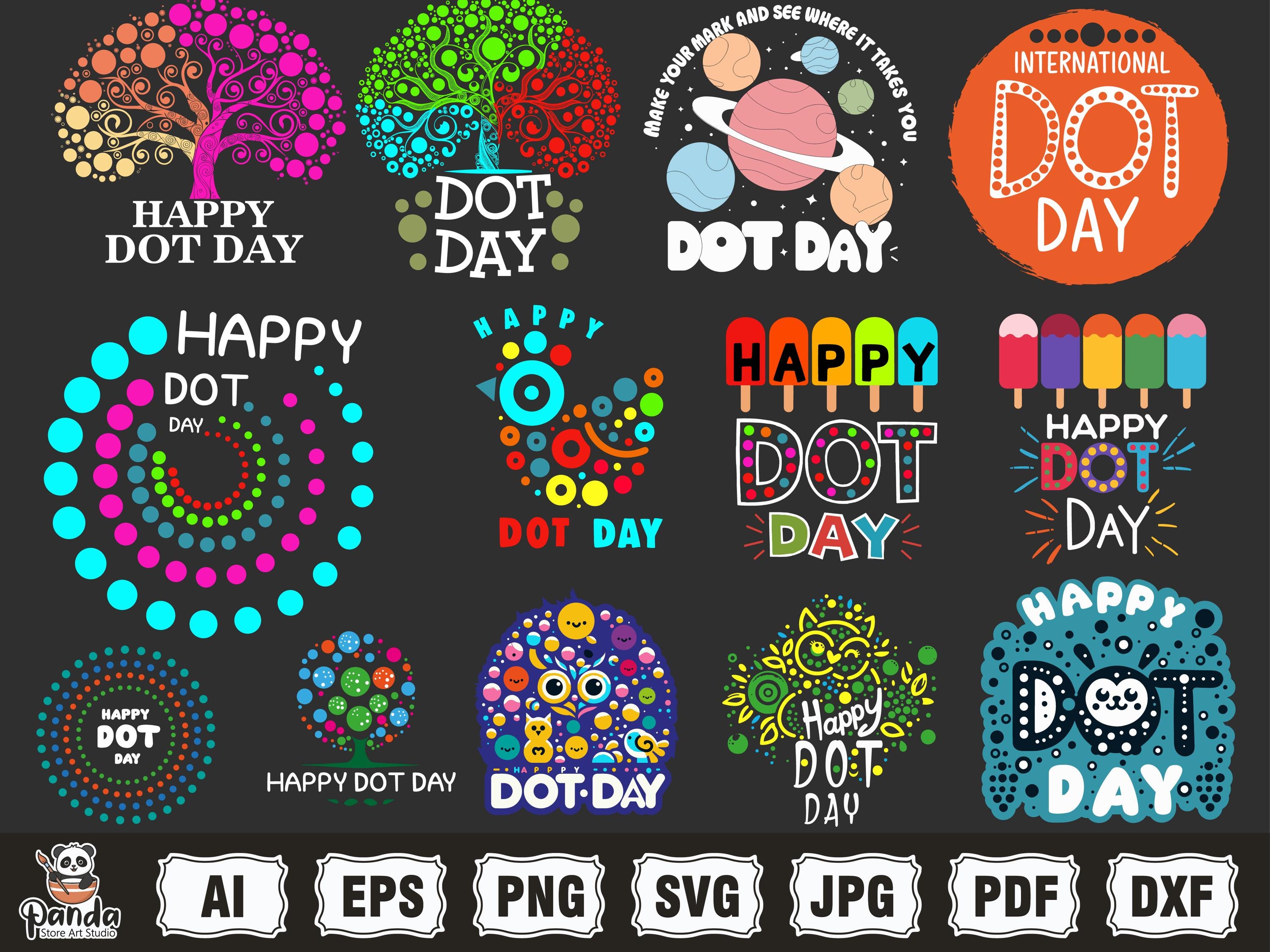 International Dot Day Svg Png Bundle, Dot Day Svg, Make Your Mark and ...